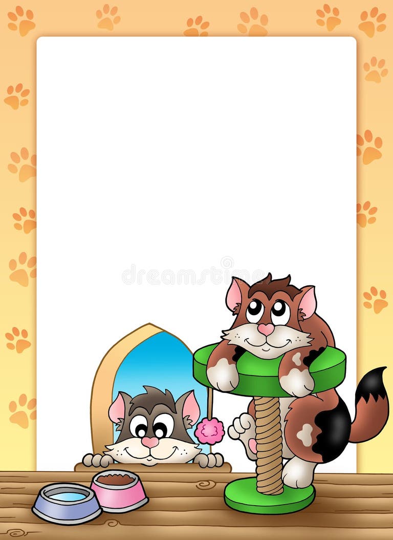Two Cats Play Stock Illustrations – 560 Two Cats Play Stock ...