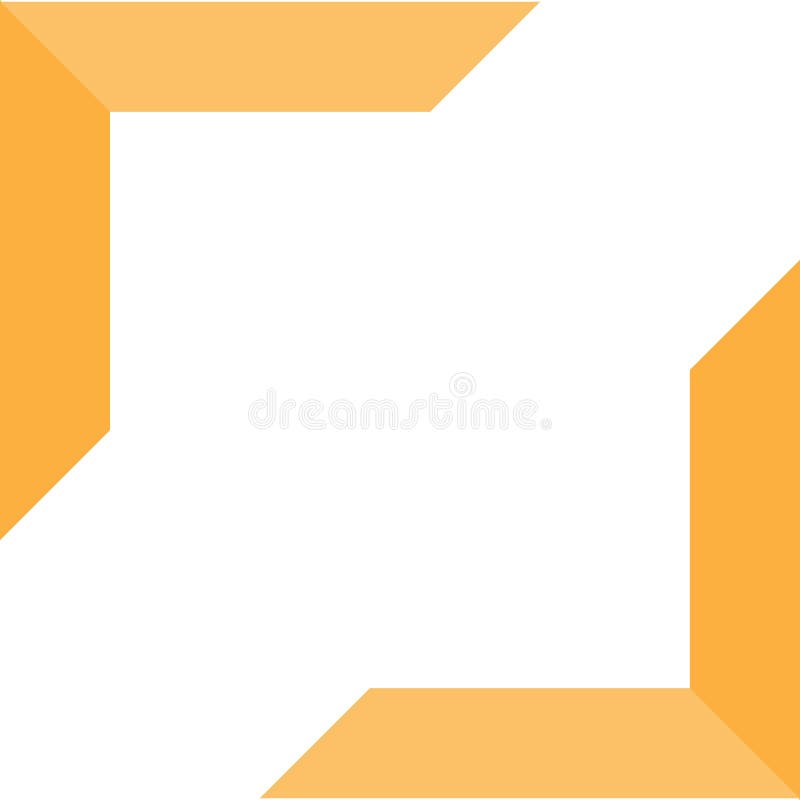 Frame with Vertical Corner Border Line Stock Illustration ...