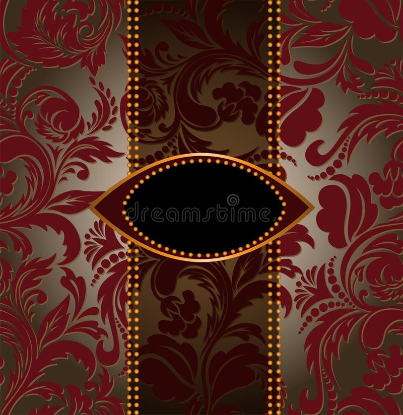 Frame on a vertical strip stock vector. Illustration of antique - 35703734