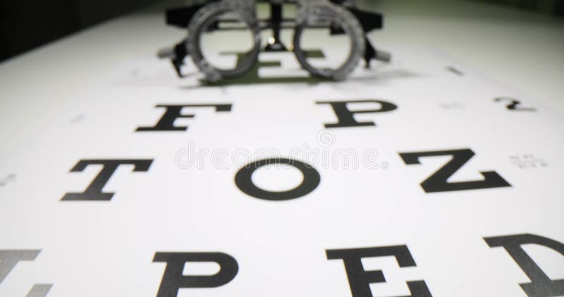 Frame for Vision Testing and Alphabet Table for Diagnostics and ...