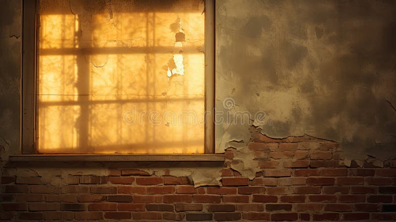 Frame window light wall stock illustration. Illustration of brick ...