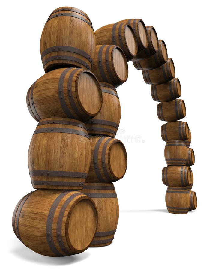 Frame is from Wooden Barrels Stock Illustration - Illustration of ...