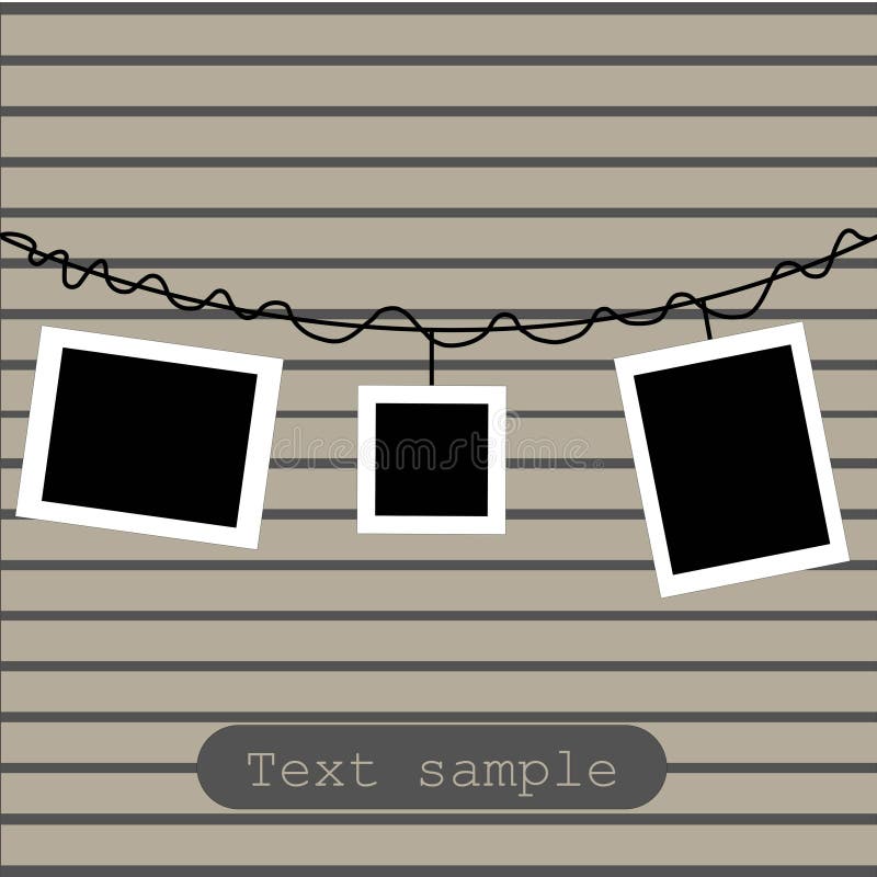 Frame for Your Text Design and Trendy Vector Illustration Stock ...