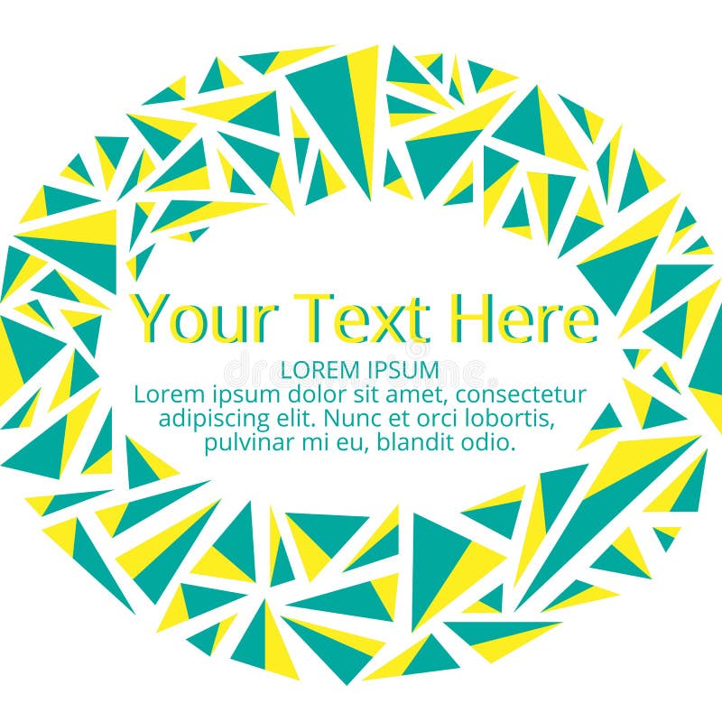 Frame for your text stock illustration. Illustration of expressive ...