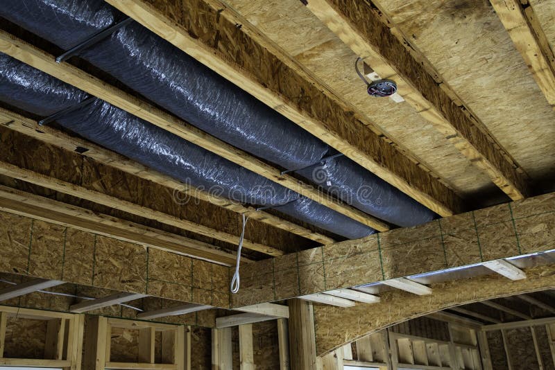 Framed Building or Residential Home with Basic Electrical Wiring and ...