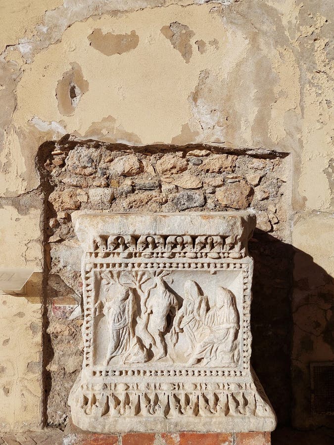 Framed Empty Space. the Fragment of an Ancient Building. Stock Photo ...