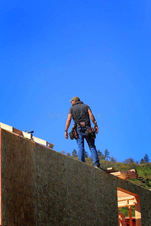 Framer on Wall stock photo. Image of hairy, balance, framer - 58233788