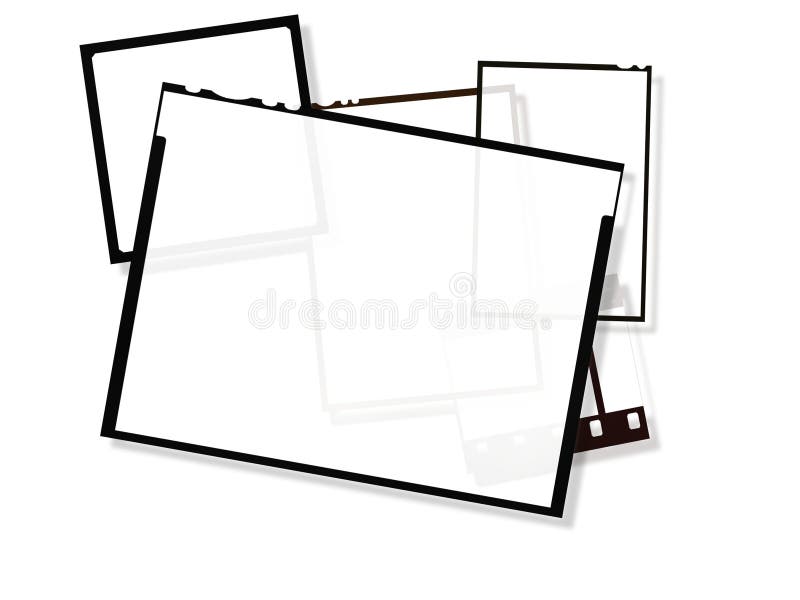 Blank Slides - 35mm stock illustration. Illustration of negative - 142509