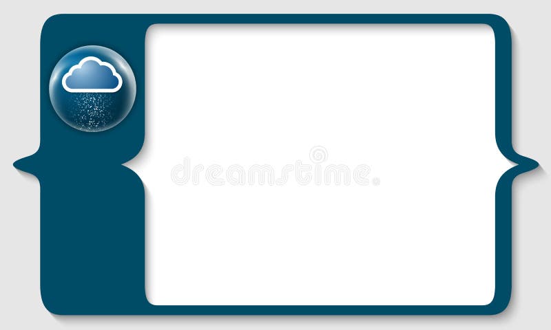 Frames for Any Text and Cloud Stock Vector - Illustration of shape ...