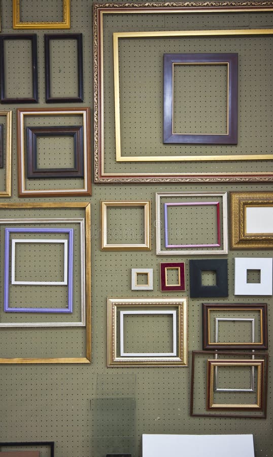 Frames on board stock image. Image of brown, antique - 21652091