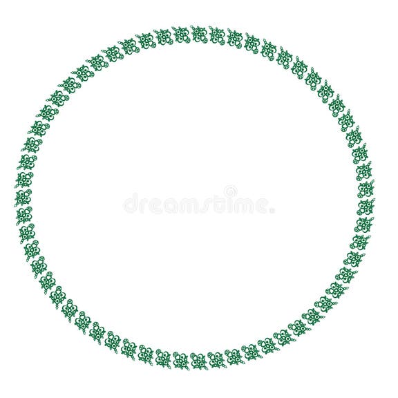 Frames of Decorative Ethnic Elements on a Square Sheet, Surreal ...