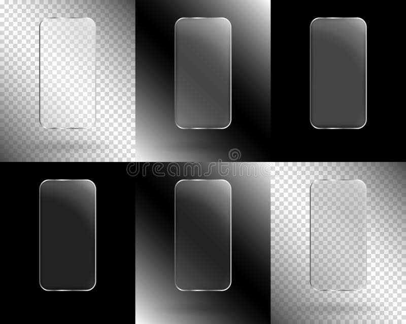 Frames in the Form of a Smartphone Stock Vector - Illustration of ...