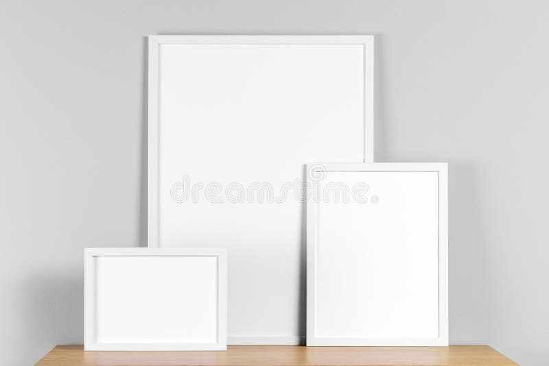 Mock Up Frames Table. High Quality Beautiful Photo Concept Stock Image ...