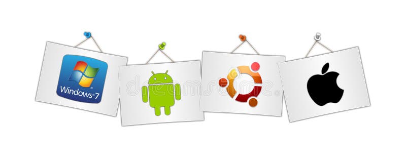 Frames with Most Popular Operating Systems Editorial Stock Photo ...