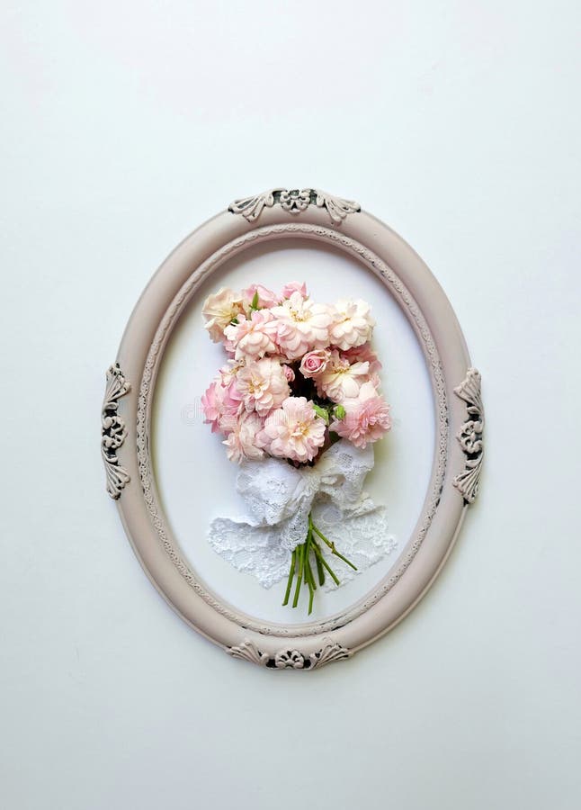 Frames and pink roses stock image. Image of backdrop - 64039799