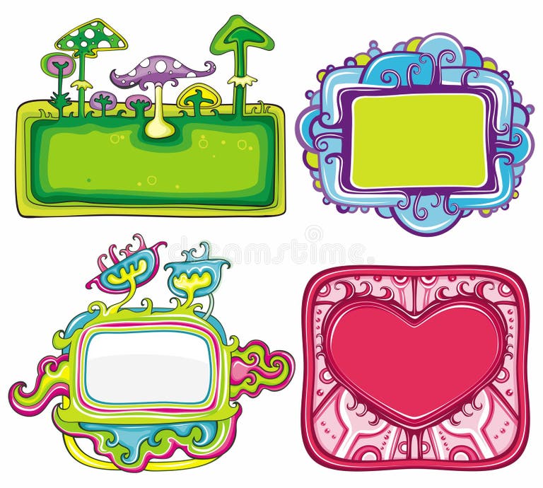 Frames series 3 stock vector. Illustration of beautiful - 18675535