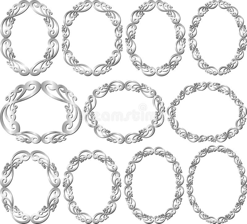 Frames stock vector. Illustration of graphics, antique - 67482973