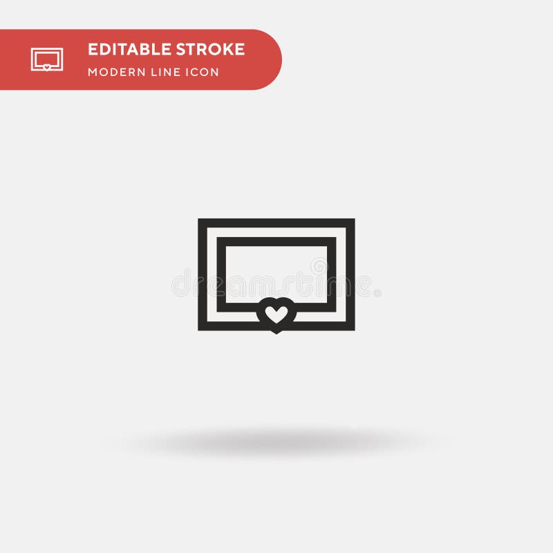 Frames Simple Vector Icon. Illustration Symbol Design Template for Web ...