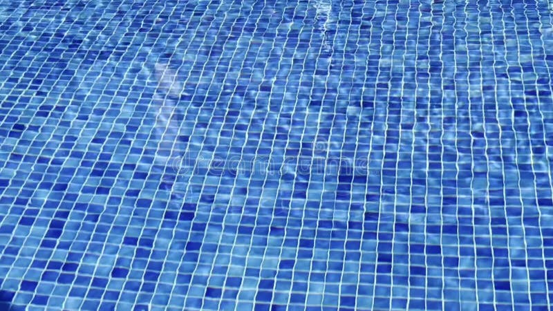 Frames of Surface Ripples on the Water Surface of the Pool with Sun ...