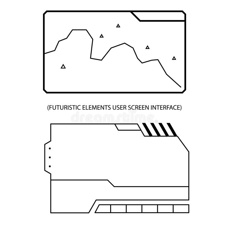 Frames Technology Futuristic Interface Streaming Overlay, Clipart Image ...
