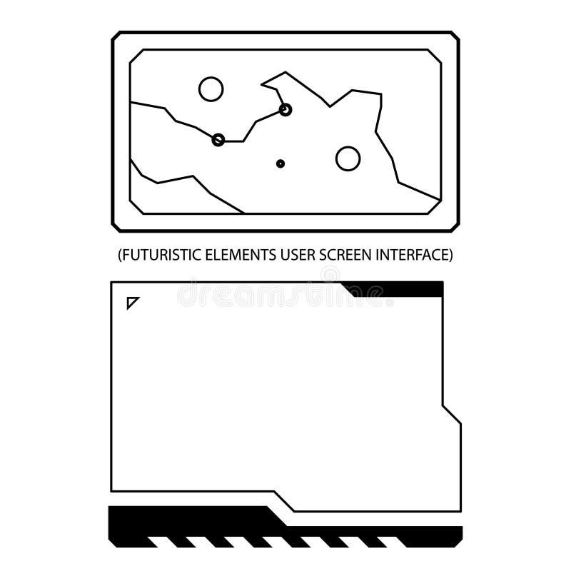 Frames Technology Futuristic Interface Streaming Overlay, Clipart Image ...