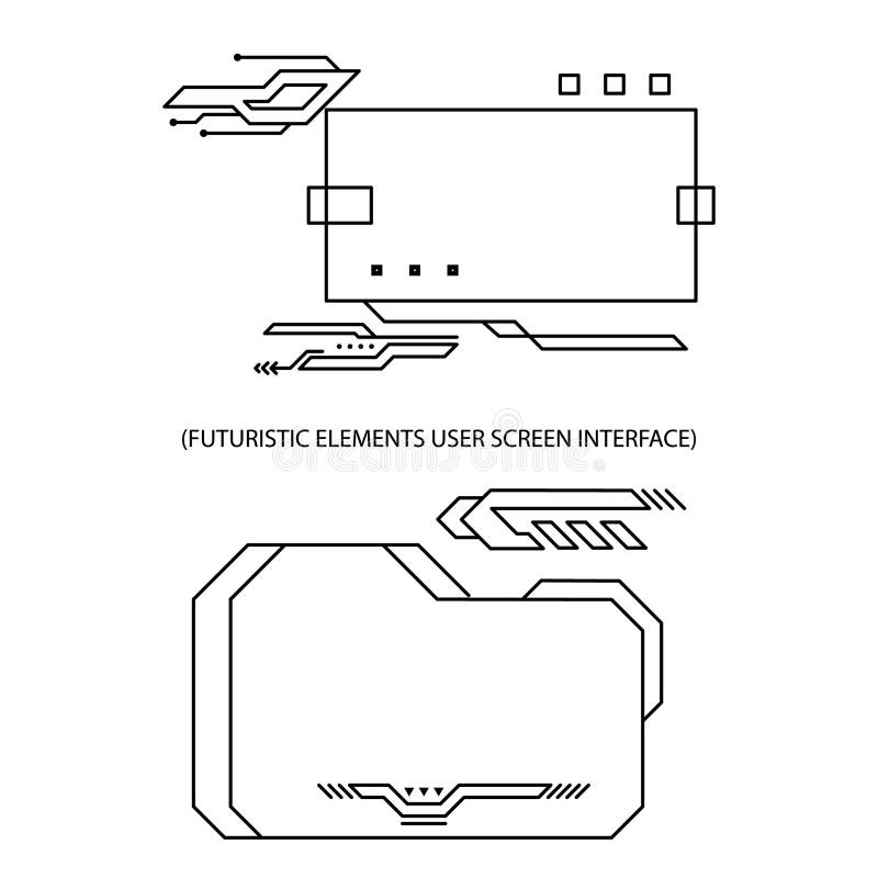 Frames Technology Futuristic Interface Streaming Overlay, Clipart Image ...