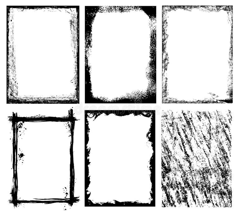 Frames and Textures stock vector. Illustration of design - 52013536