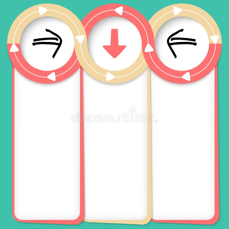 Text box with arrows stock vector. Illustration of empty - 35565029