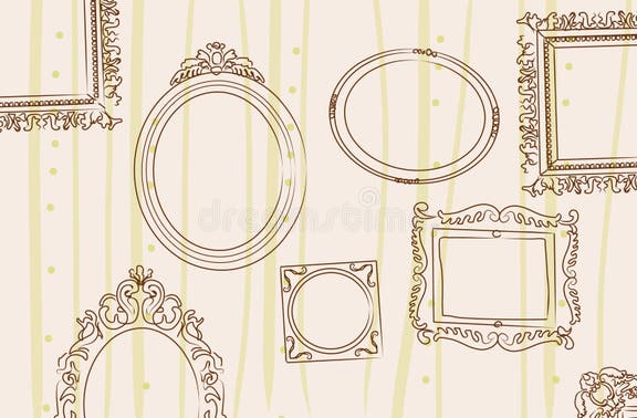 Fancy Wall Frames Stock Illustrations – 532 Fancy Wall Frames Stock Illustrations, Vectors ...