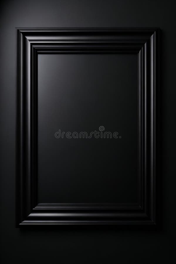 Frames on the Wall. Created with AI Technology. Stock Illustration ...