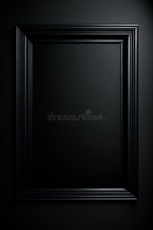 Frames on the Wall. Created with AI Technology. Stock Illustration ...