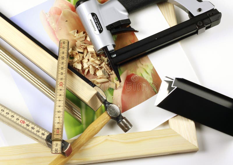 Framework stock image. Image of hammer, aloyframe, frame - 11998485