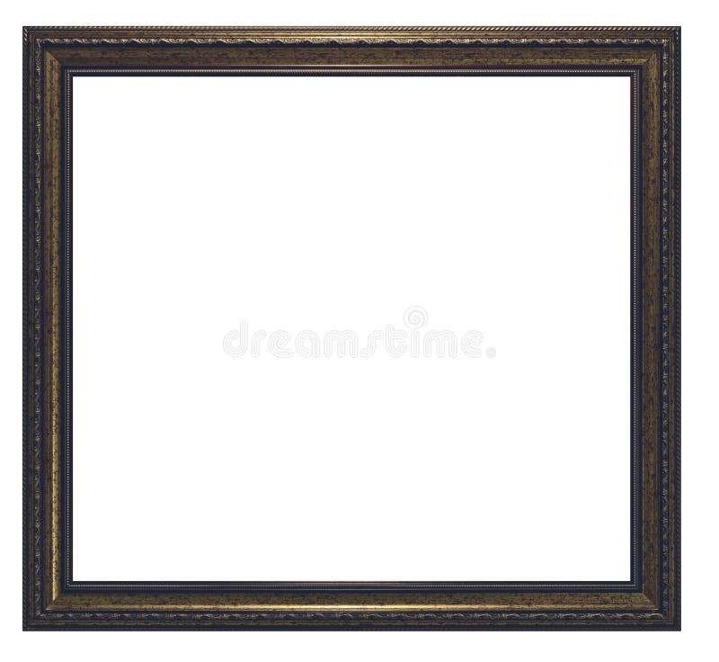 Framework in Antique Style. Classy Gilded Frame - Square Shape Stock ...