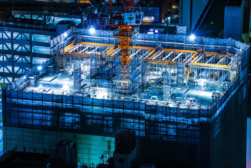 Of the Framework of Building the Image Under Construction Stock Photo ...