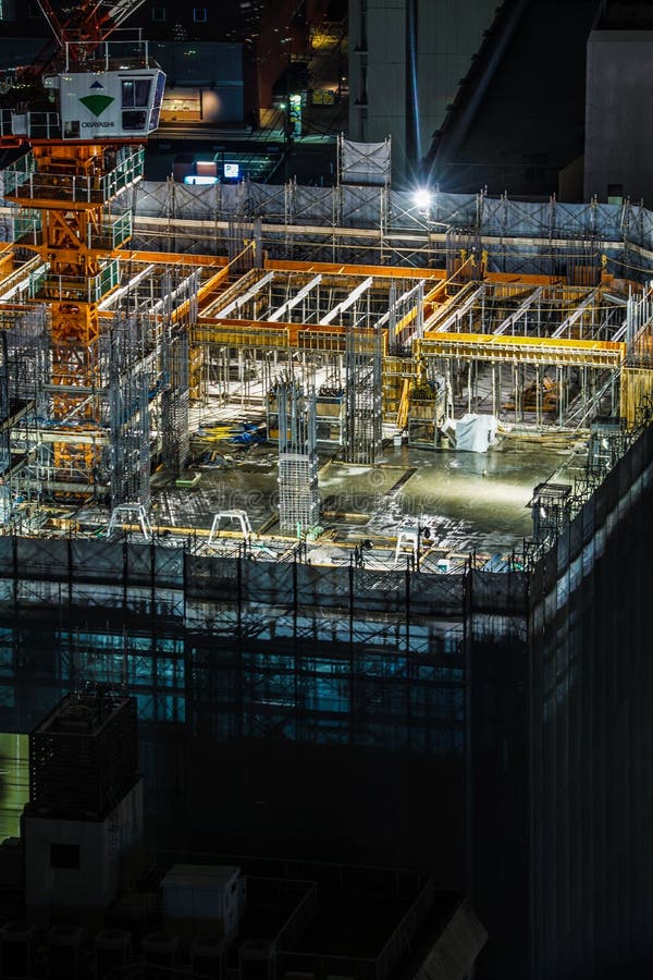 The Framework of the Building Under Construction, Consisting of Solid ...