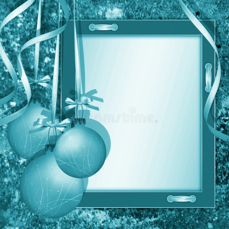 Framework for Christmas Congratulations Stock Illustration ...