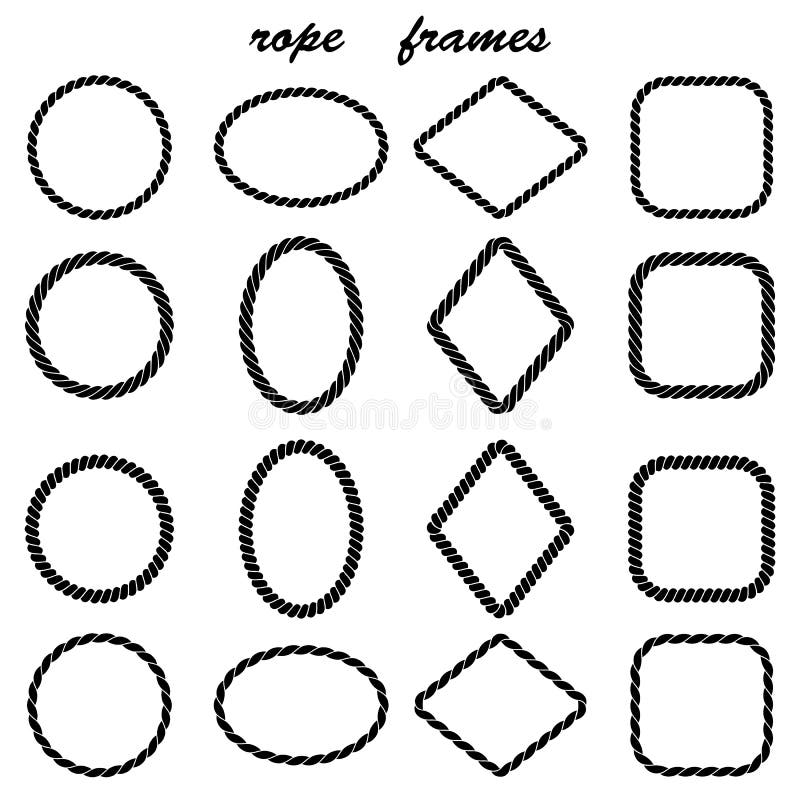 Oval Rope Stock Illustrations – 1,405 Oval Rope Stock Illustrations ...