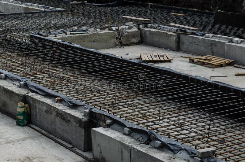 Framework for the Foundation of the Building Stock Image - Image of ...