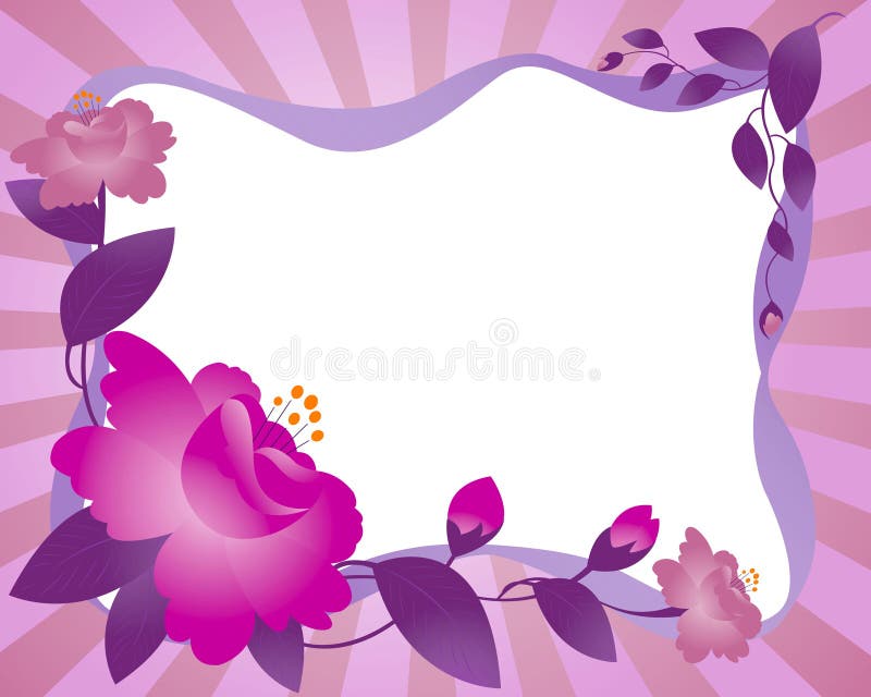 Framework, flower stock vector. Illustration of ability - 13161163