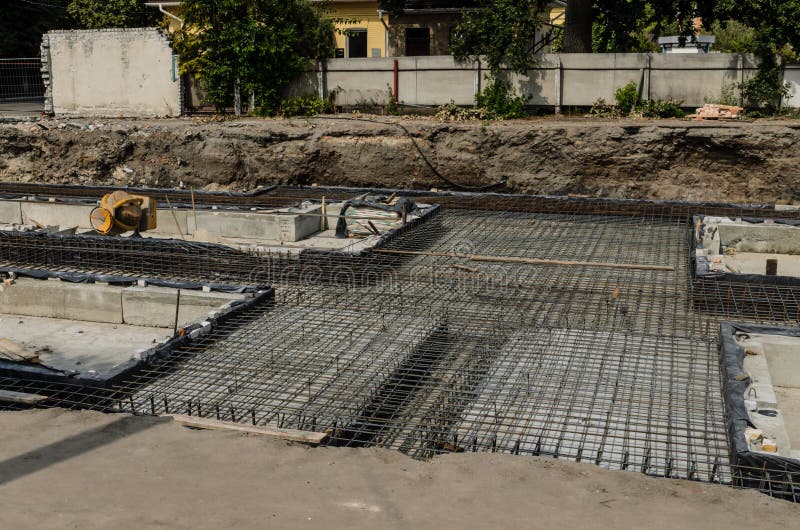 Framework for the Foundation of the Building Stock Image - Image of ...