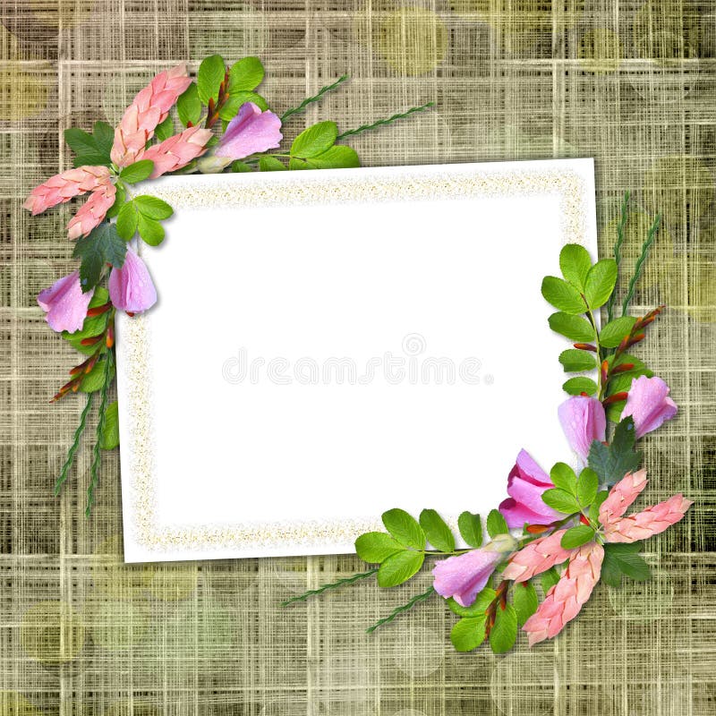 Framework for Greeting or Invitation Stock Illustration - Illustration ...