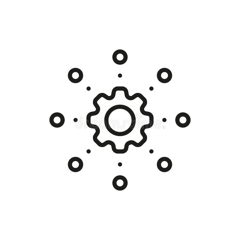 Framework Icon. Frameworks Outline on White Background Vector Stock ...