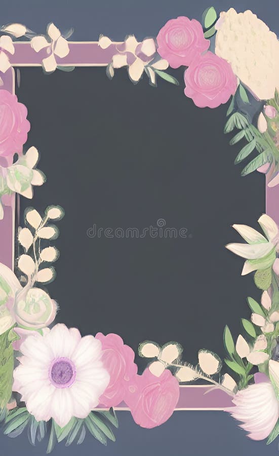 Framework for Invitation or Congratulation Stock Vector - Illustration ...