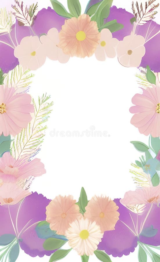 Framework for Invitation or Congratulation Stock Vector - Illustration ...