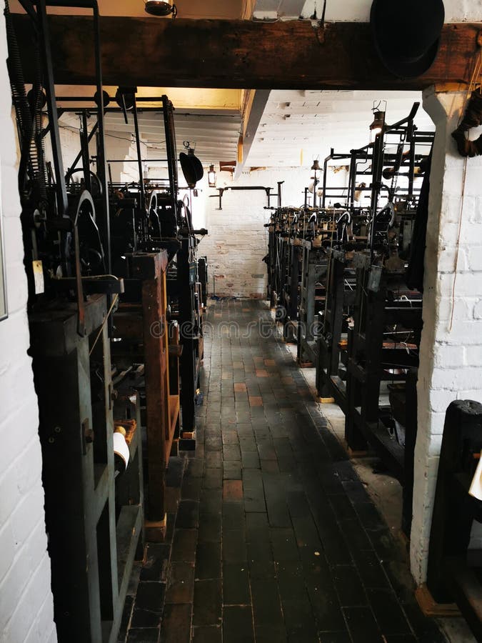 Framework Knitting Machines, Ruddington Stock Photo - Image of wood ...