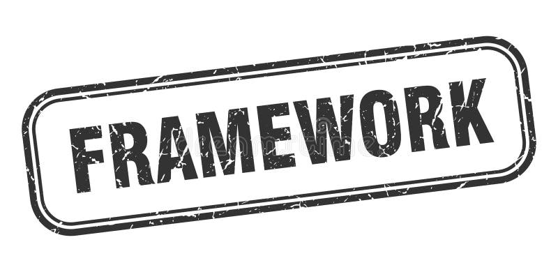 Framework Stamp Illustration Stock Vector - Illustration of design ...
