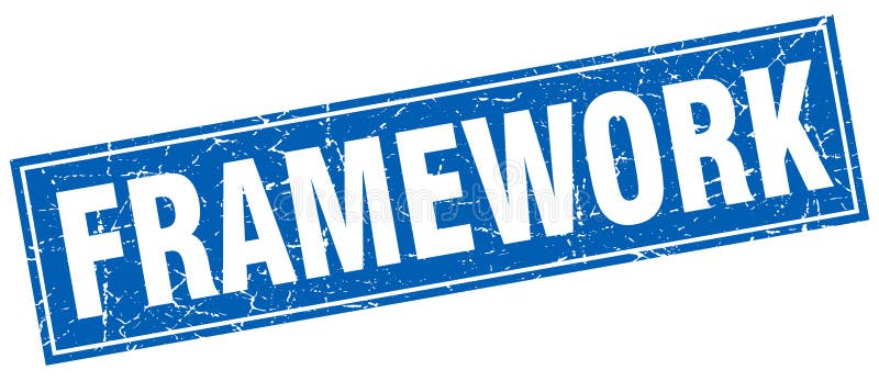 Framework stamp stock vector. Illustration of template - 125006665