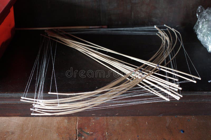 A Framework from Traditional Basic Kite Stock Photo - Image of basic ...