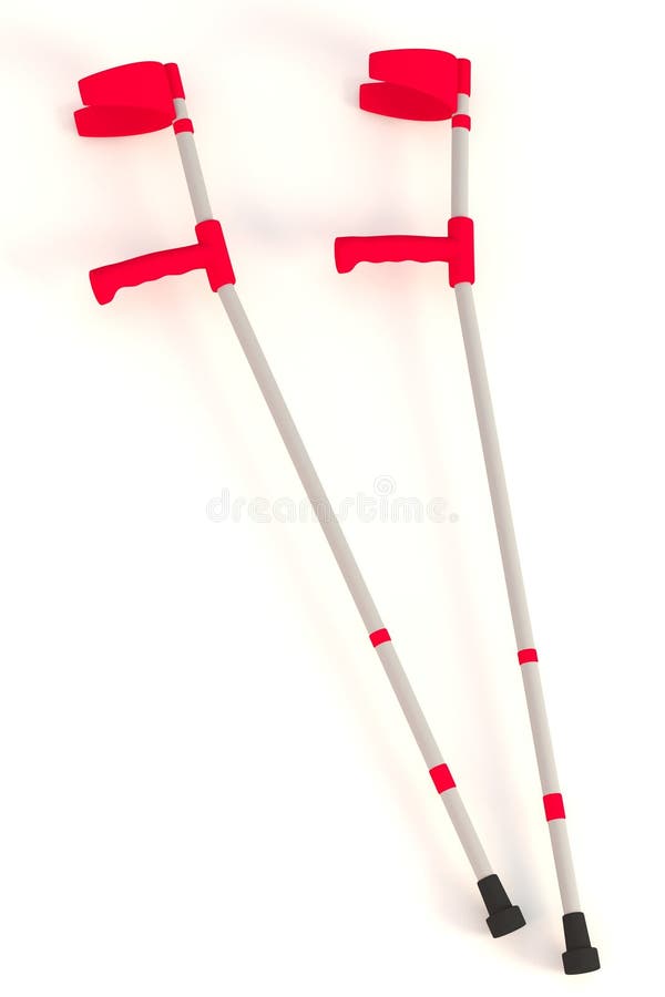 Framför av kryckor stock illustrationer. Illustration av ...