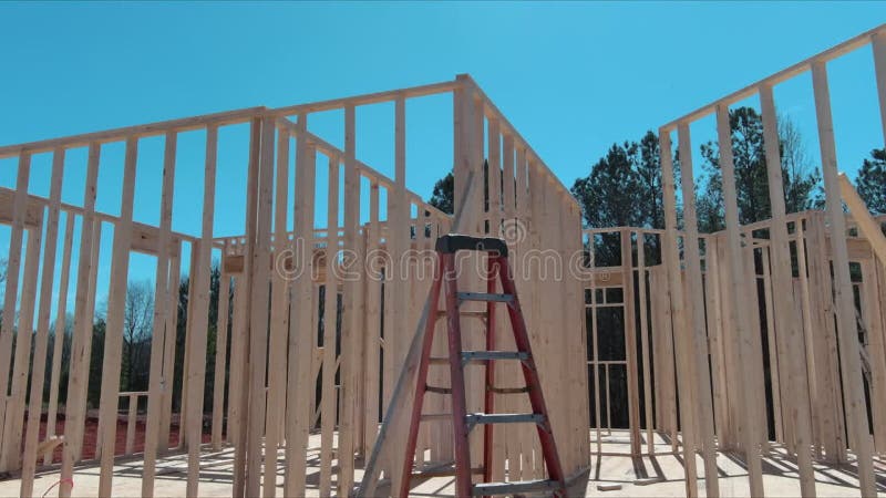 Framing Beam Provides Structural Support To the Entire Building. Stock ...